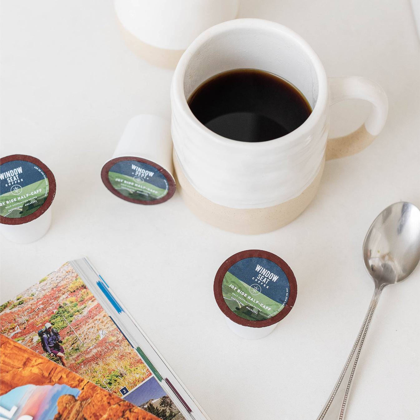 Joy Ride Blend | Half Caff Single Serve Coffee Pods – Window Seat Coffee